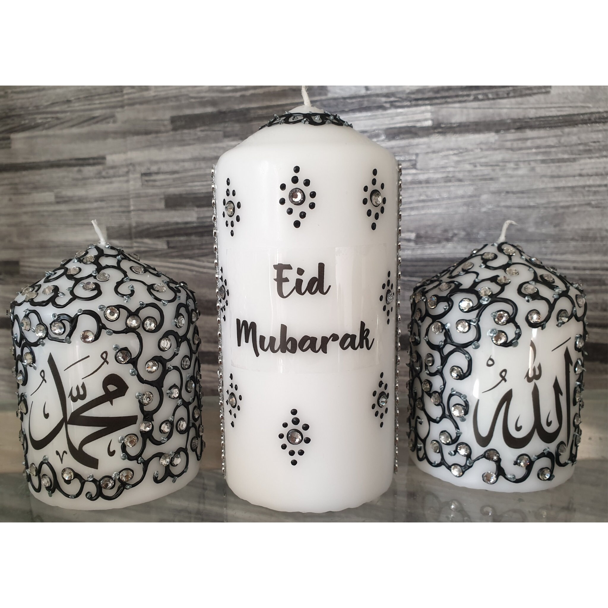 Eid Mubarak Islamic candle set Eid gifts personalised | Etsy