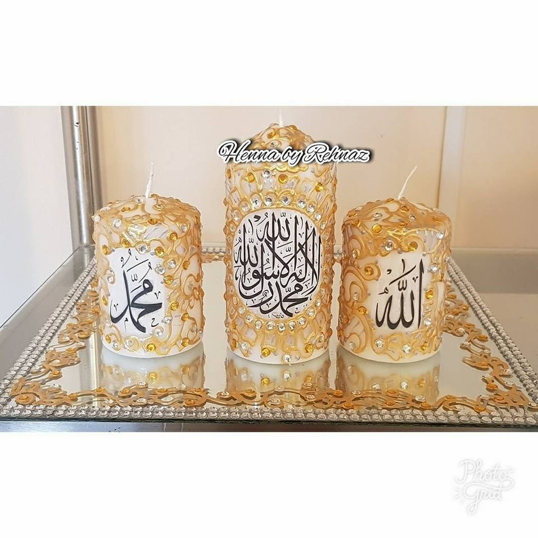 Hajj Mubarak Candle Set Hajj Gift Muslim Gift Hajj Mubarak - Etsy