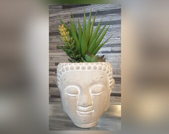Buddha Head Pot - Etsy