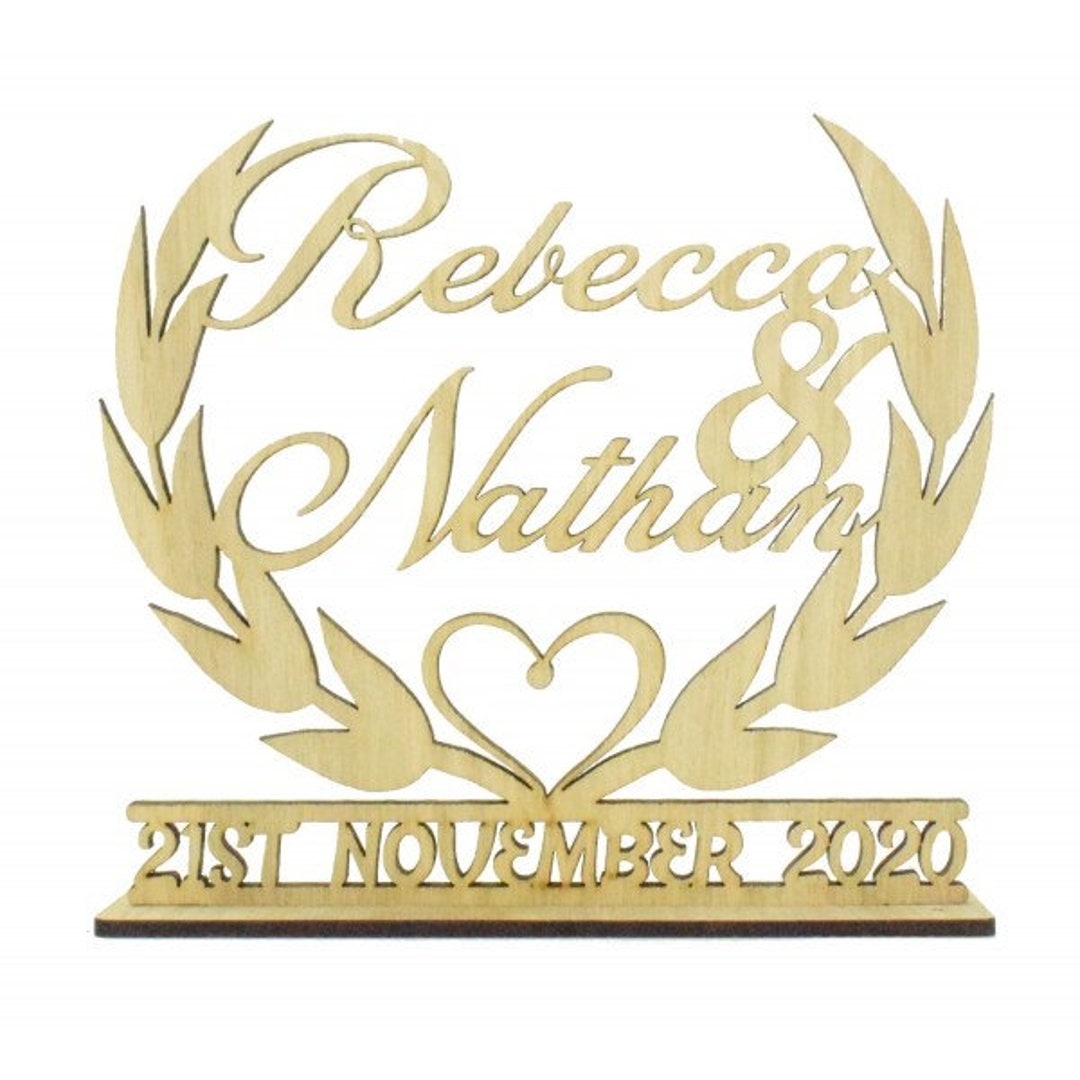 Couple Name Standname Signwedding Display Signwedding - Etsy