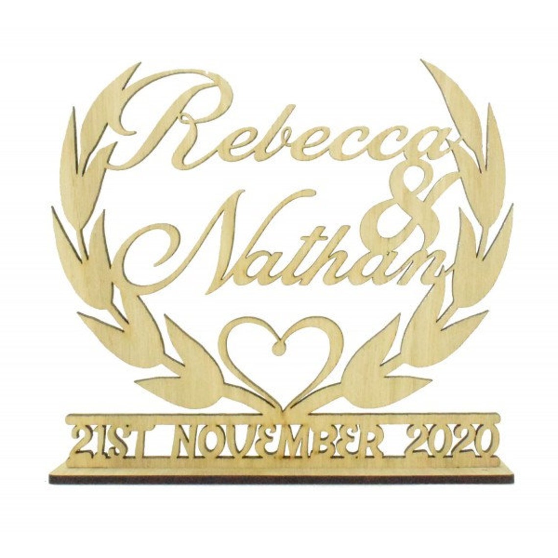 Couple Name Standname Signwedding Display Signwedding - Etsy