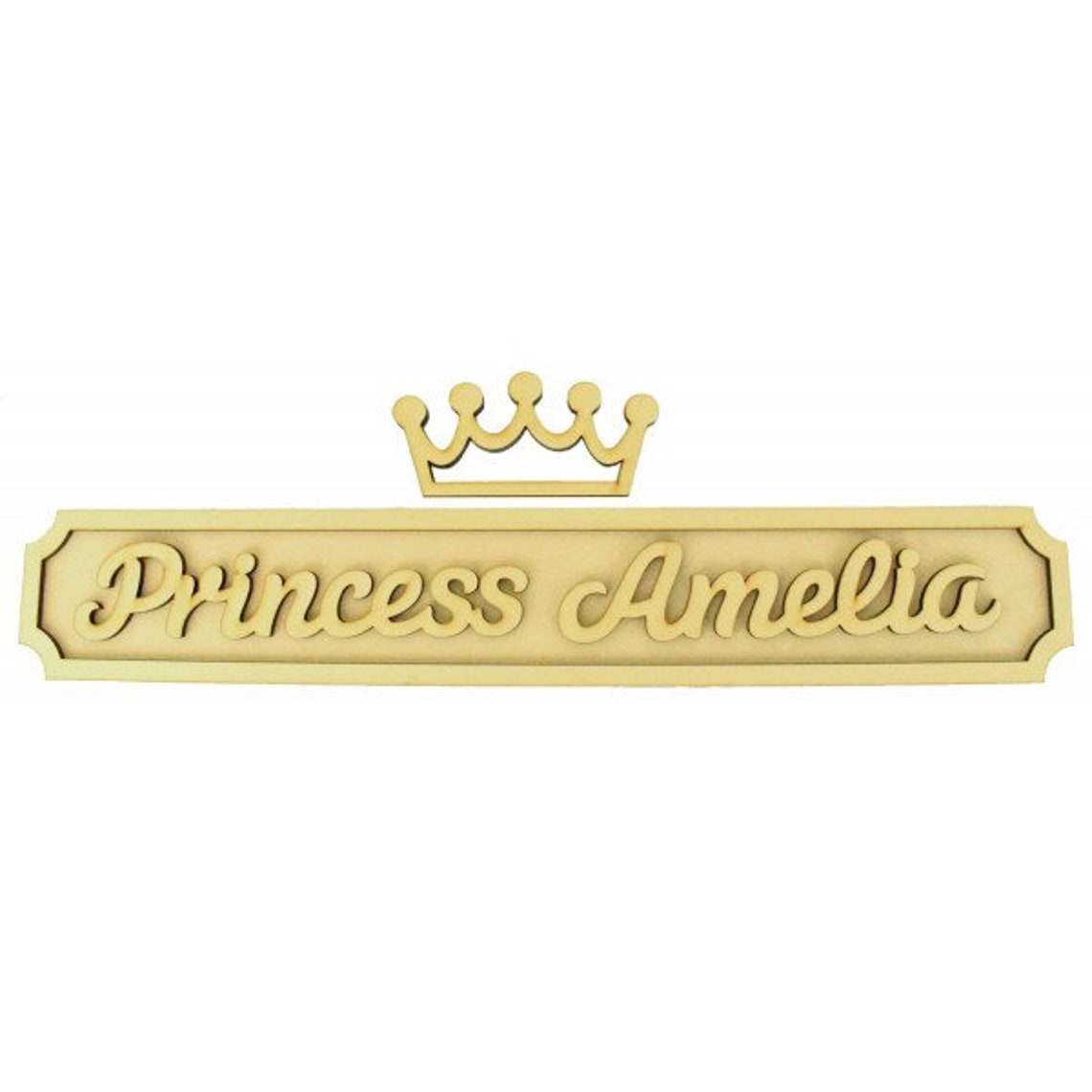 Prince or Princess 3D Large Street Signs With Crownprincess - Etsy