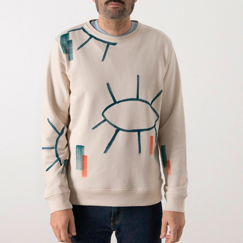 Painted Sweatshirt - Etsy