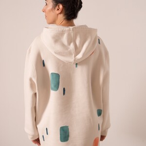 Oversize Hoodie, Happy Colors Illustration, Organic Cotton Sweatshirt ...