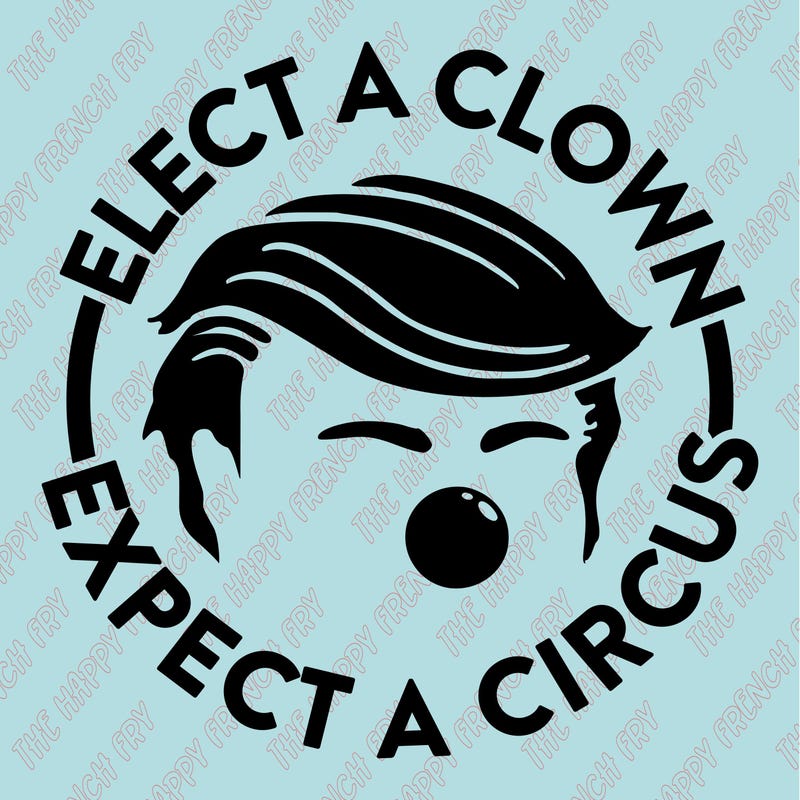 Trump Clown Sticker Decal - Etsy