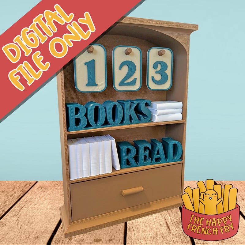 Stl File Book Counter - Etsy