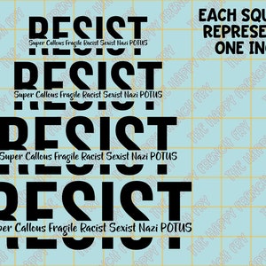Resist, Super Callous Fragile Racist Sexist Nazi POTUS, Anti-trump ...