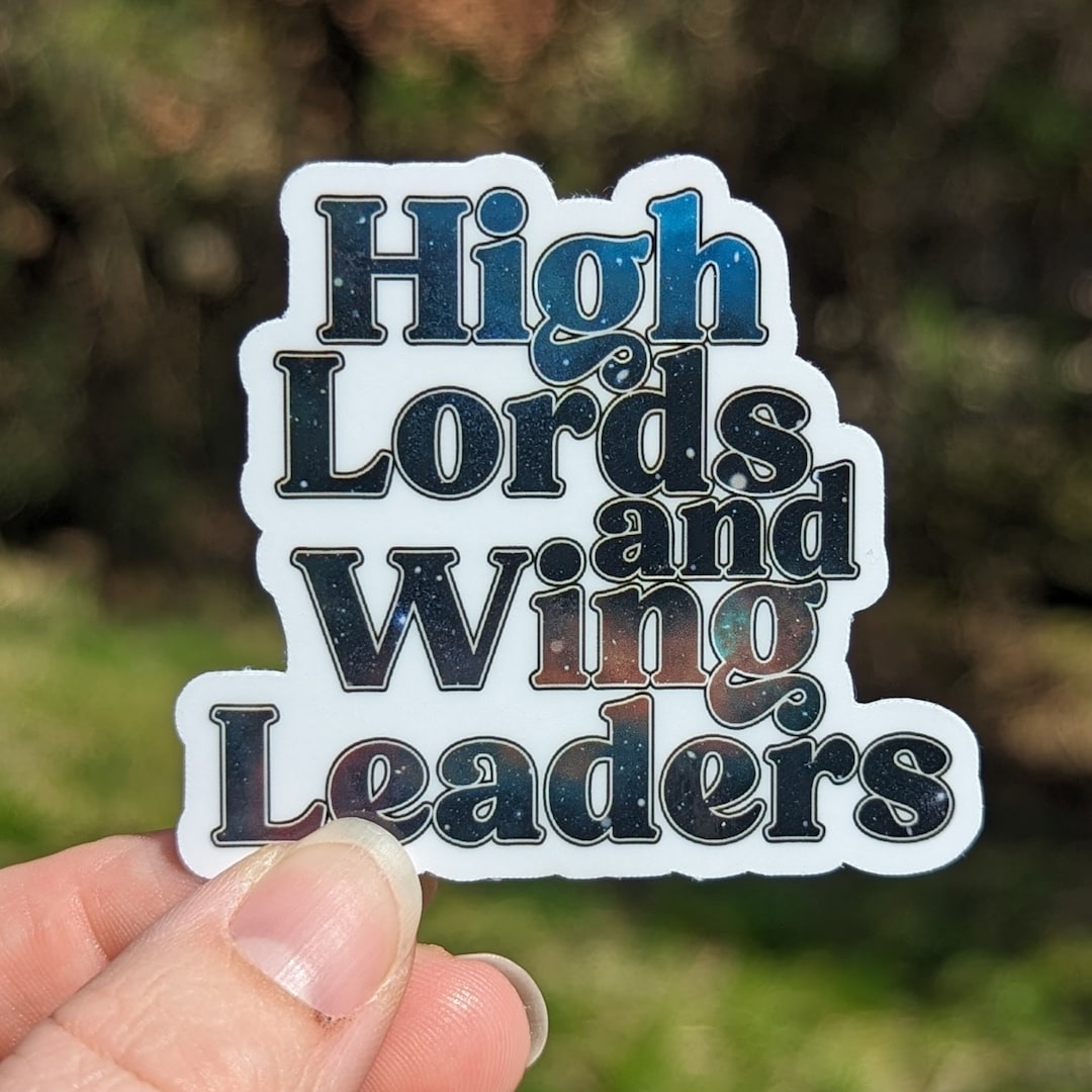 High Lords and Wing Leaders Sticker, ACOTAR, Fourth Wing, Sarah J Maas ...