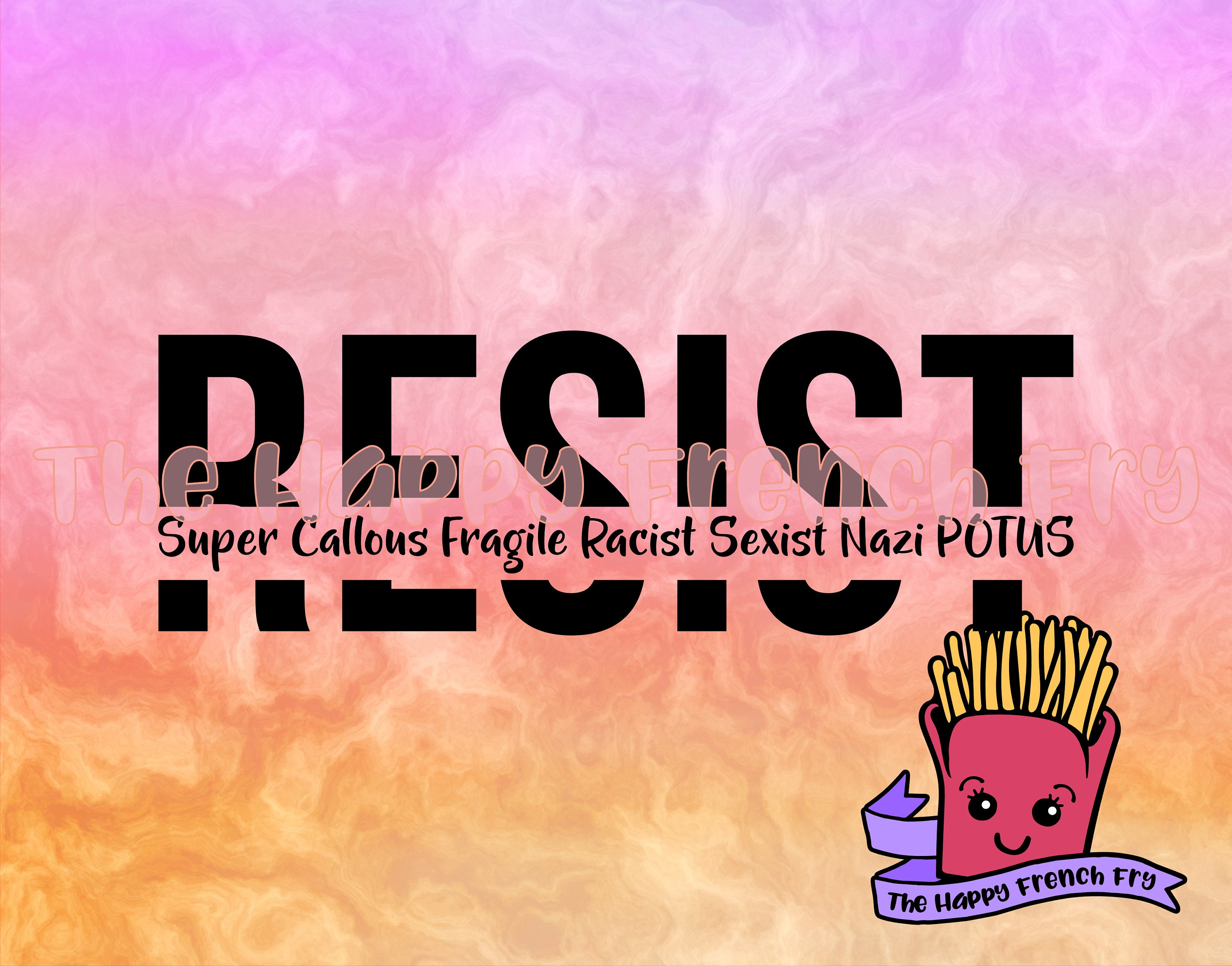 Resist Super Callous Fragile Racist Sexist Nazi POTUS | Etsy