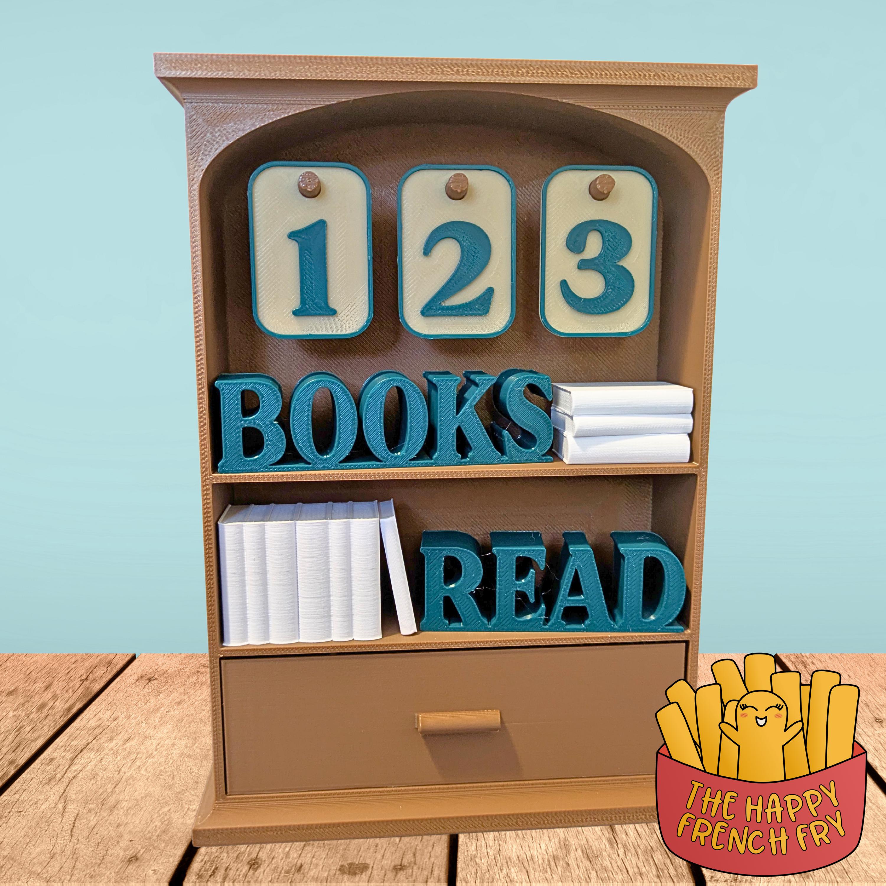 DIGITAL FILE!! Books Read STL File, Book Counter, Book Tracker, Books I ...