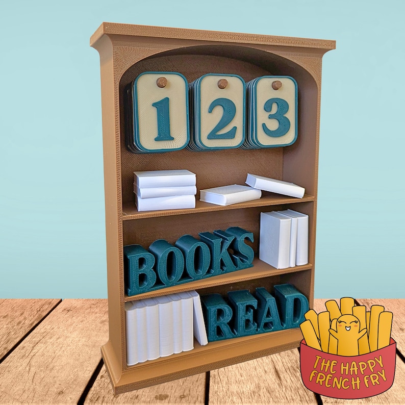 DIGITAL FILE!! Books Read STL File, Book Counter, Book Tracker, Books I ...
