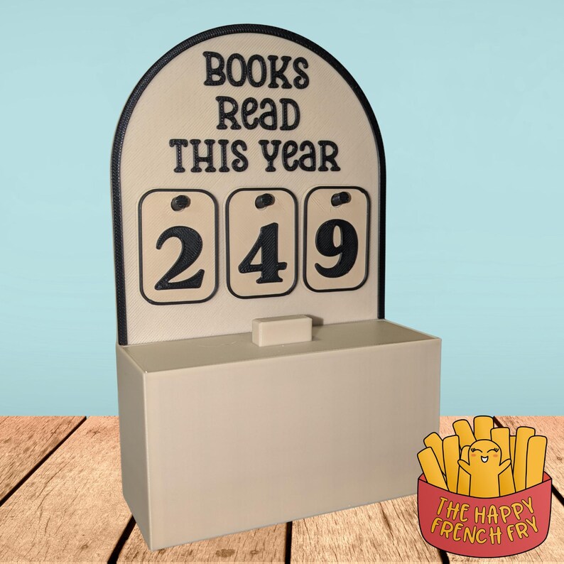 DIGITAL FILE!! Books Read STL File, Book Counter, Book Tracker, Books I ...