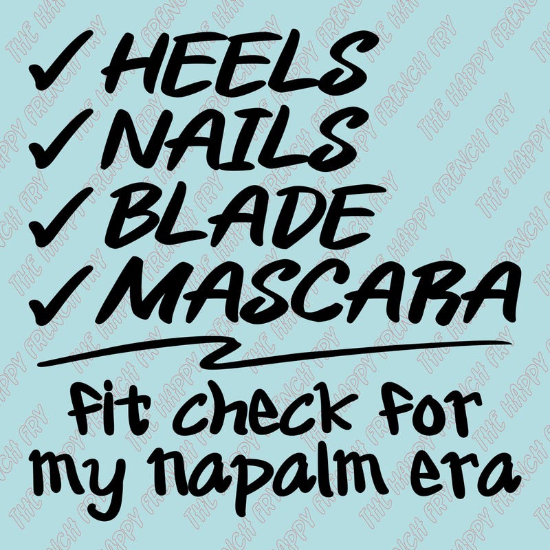 Heels Nails Blade Mascara - Etsy