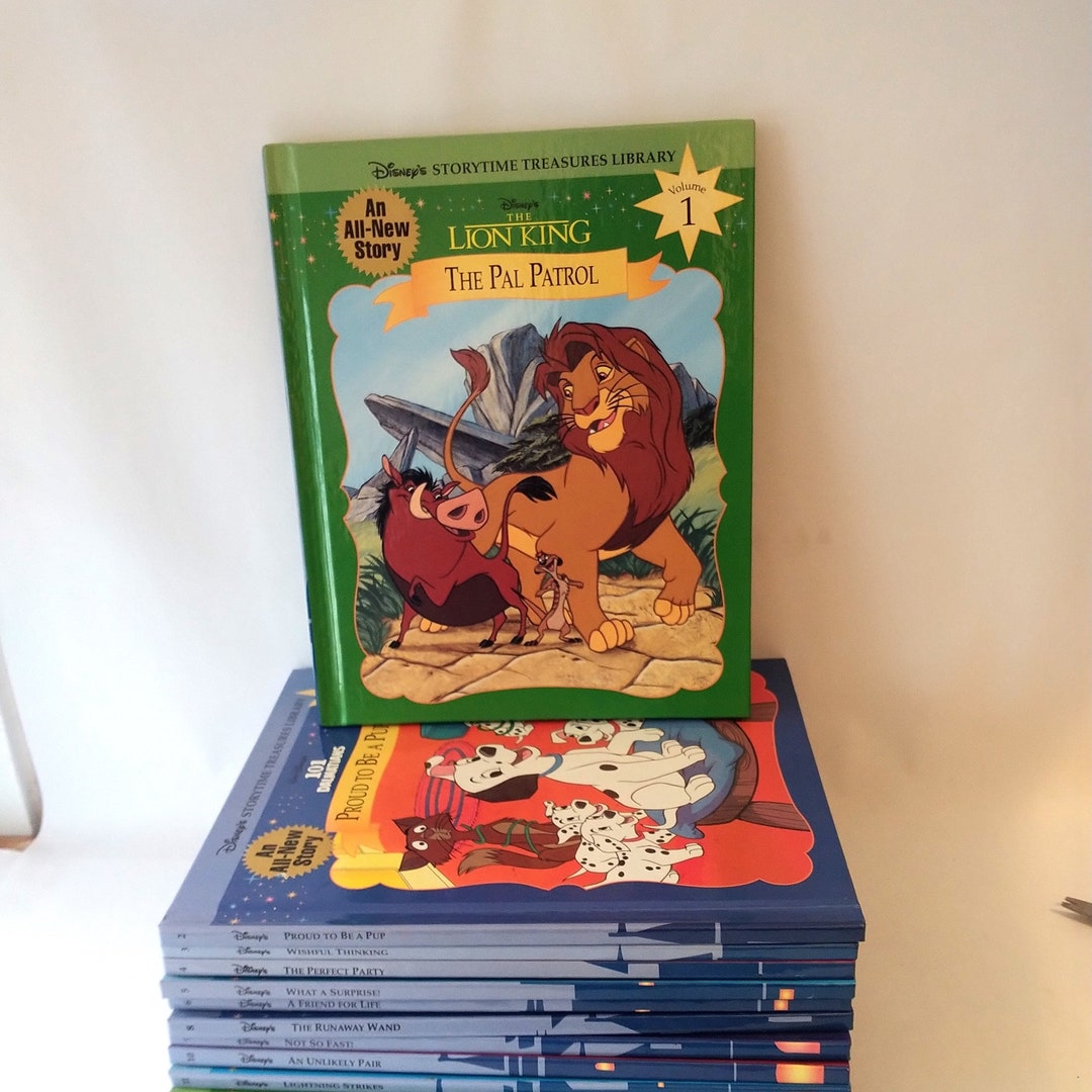 13 Vintage 1998 Disney's Storytime Treasures Library Books Volume 1-6 ...
