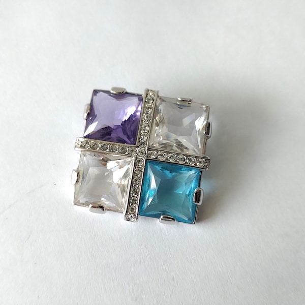 Square Brooch - Etsy
