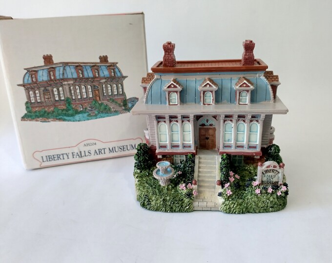 Liberty Falls Collectible Village House AH204 Liberty Falls Art Museum ...