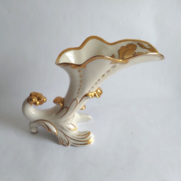 Cornucopia Vase - Etsy