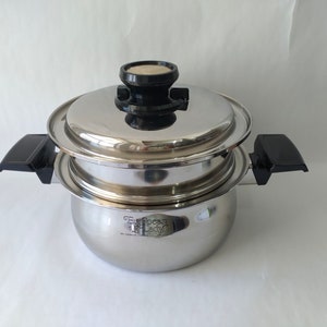 Nutri-Stahl 24 Element Cooking System Double Boiler Saucepan D3 ...