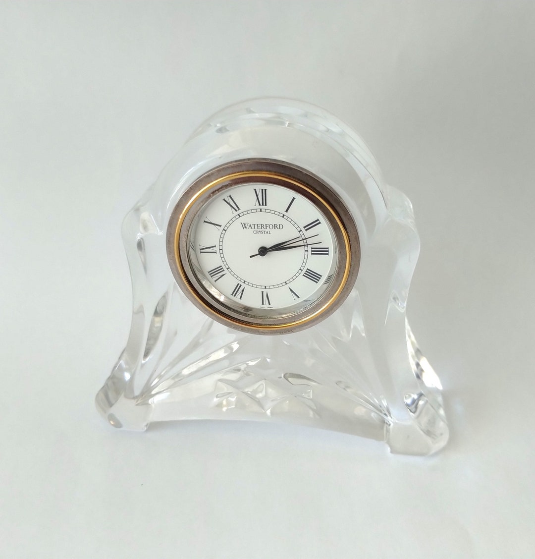 Waterford Crystal Abbey Desk Clock Waterford Crystal Clock - Etsy