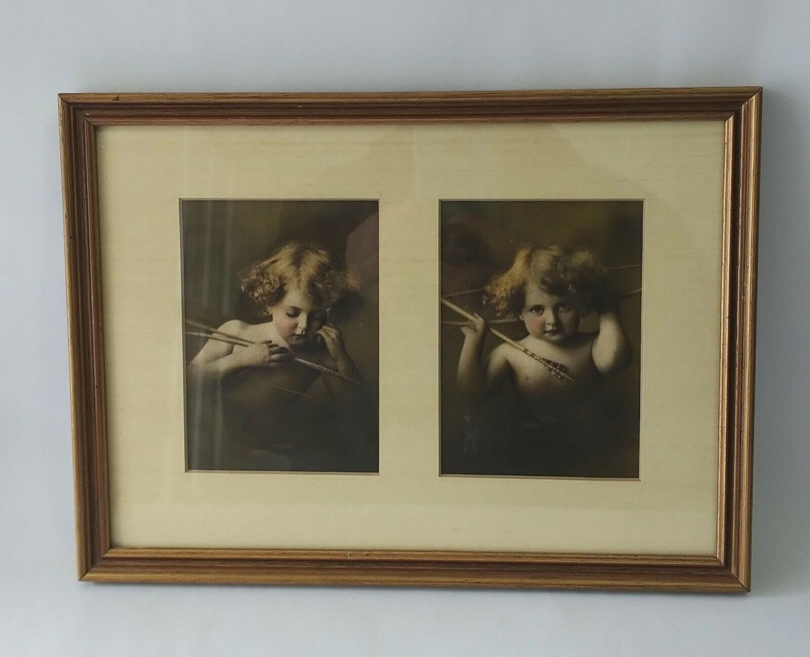 Art & Collectibles Black & White A lovely Cupid Awake and Cupid Asleep ...