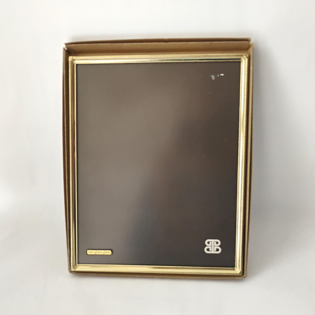 NOS Charles D Burnes of Boston Gold Metal Picture Frame Image 8 X 10 ...