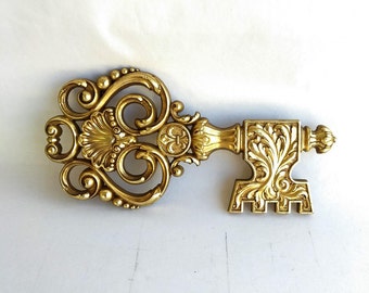 Wooden skeleton key | Etsy