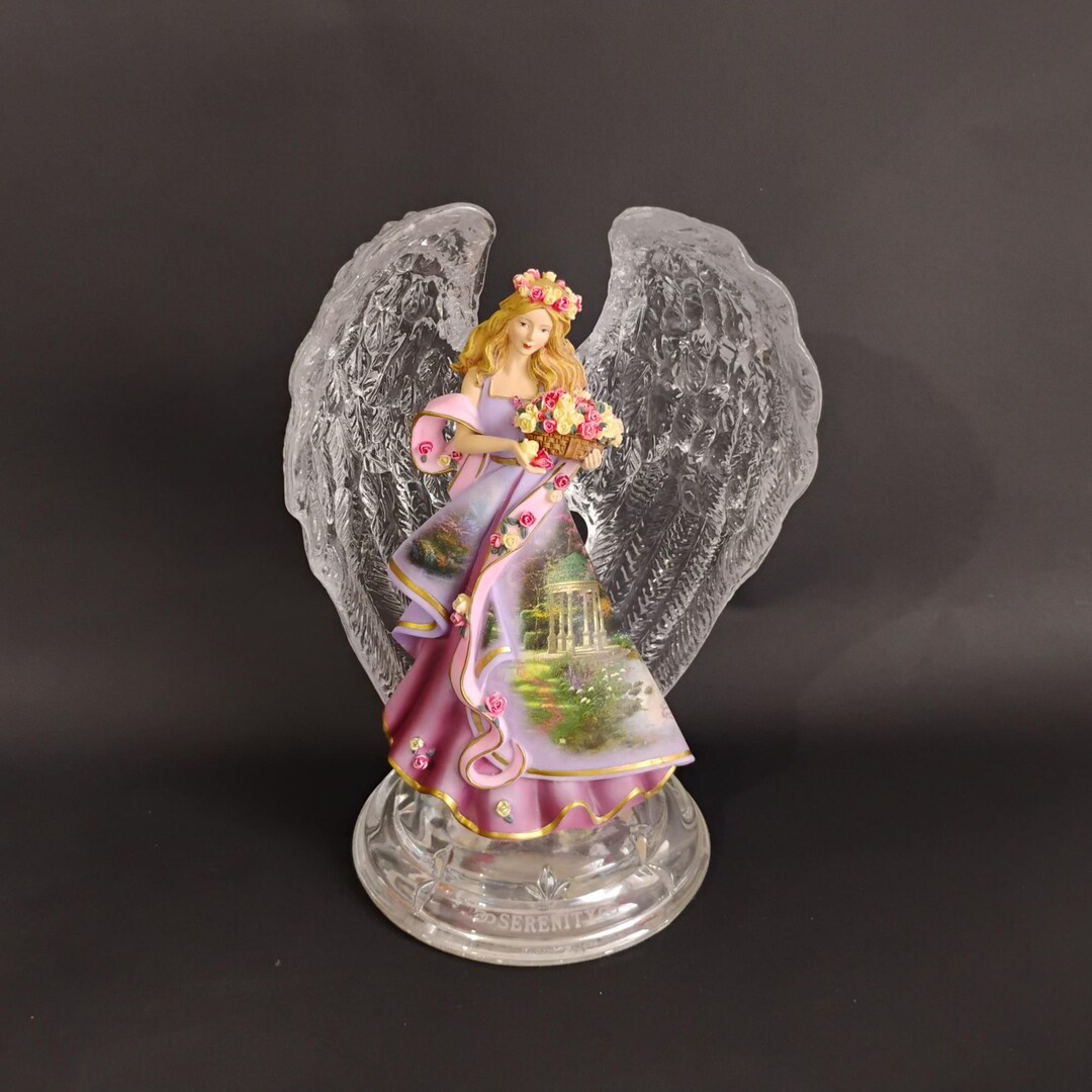 Crystal Guardians by Thomas Kinkade Angel of Serenity 2003 First Issue ...
