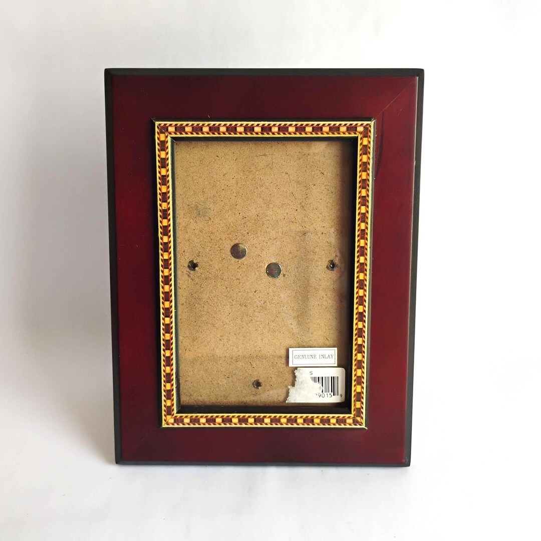 Rare Woods Burnes of Boston Inlay Mosaic Picture Frame, Image 4 X 6 - Etsy