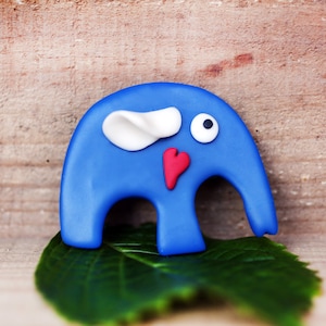 Magnet Elephant Polymer clay magnet Elephant Fimo magnet | Etsy