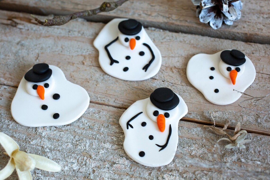 Fridge Magnet, Snowman Magnet, Christmas Magnet, Winter Decoration ...