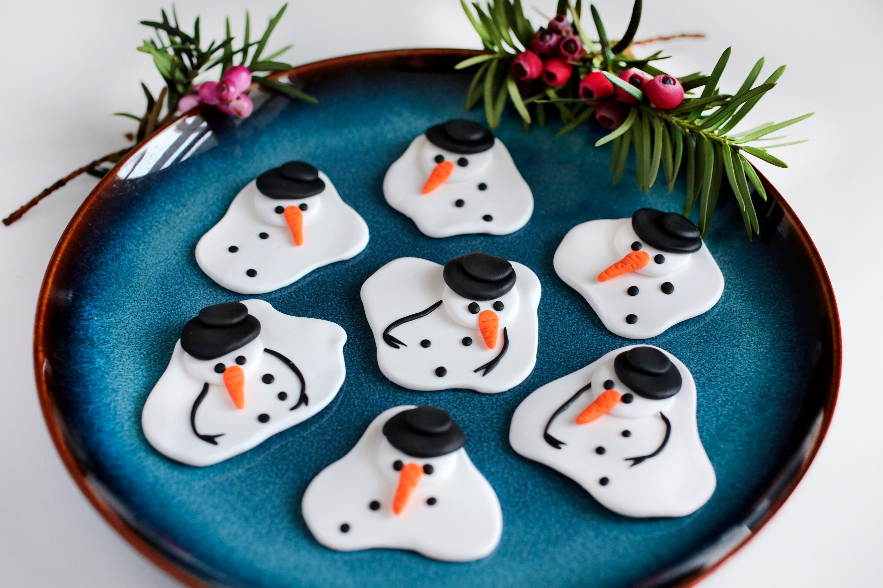 Fridge Magnet, Snowman Magnet, Christmas Magnet, Winter Decoration ...