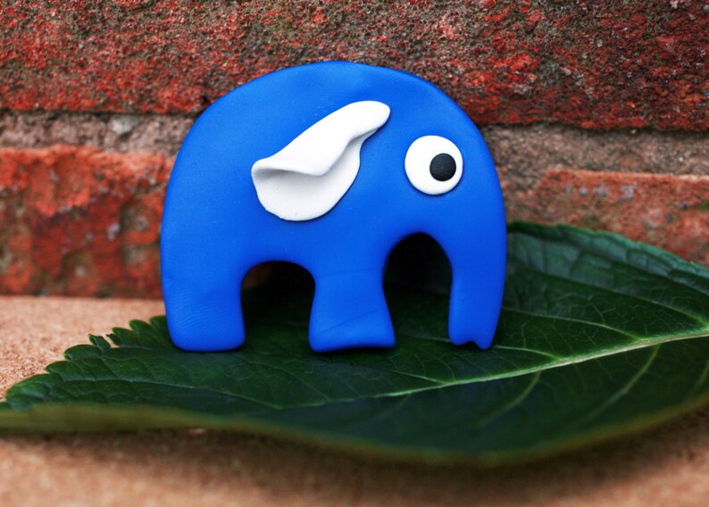 Magnet Elephant Polymer clay magnet Elephant Fimo magnet | Etsy