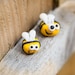 Bee Magnet, Handmade Magnet Bee, Cute Polymer Clay Magnet, Little ...