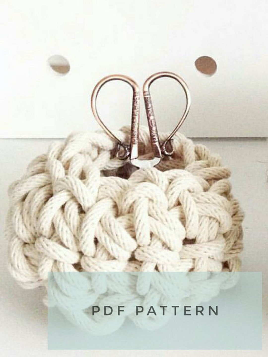 Beginner Crochet Pattern, Rope Trinket Vessel Pattern, PDF File Only ...