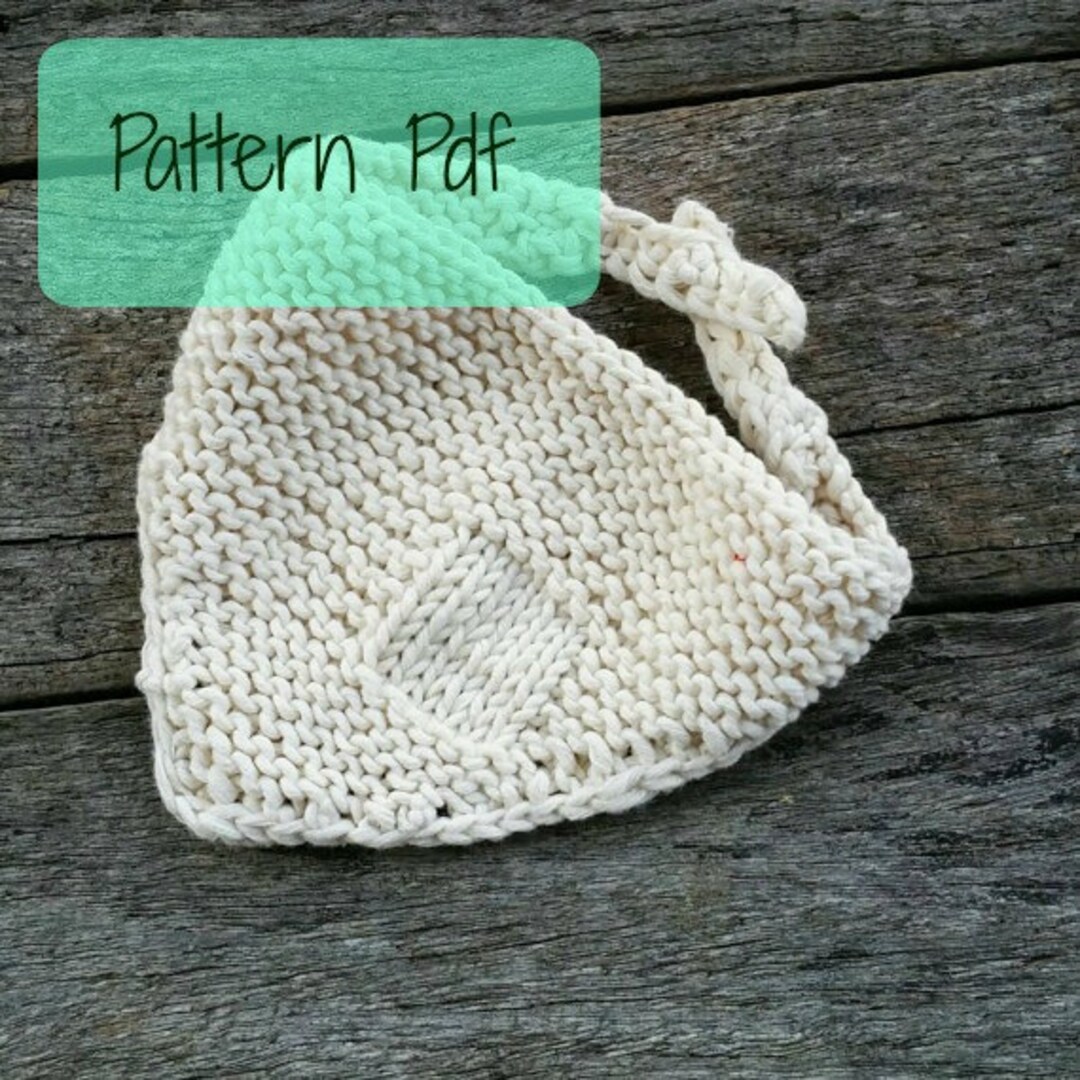 Knitted Bib Pattern, Knitting Pattern, Baby Gift, Pattern, PDF File ...