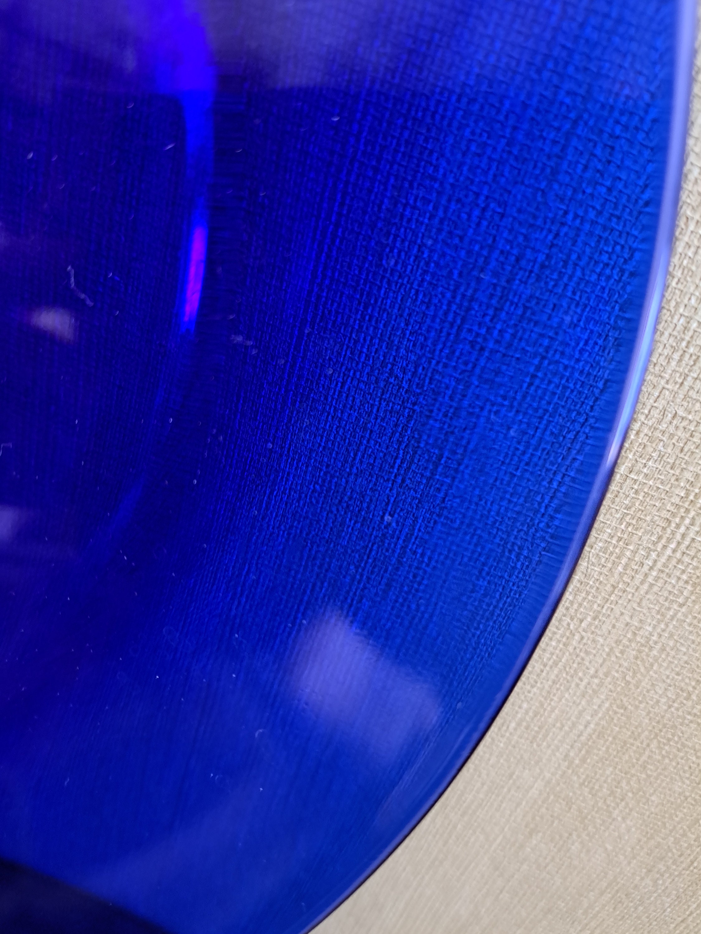 Cobalt Blue Glass Dinner Plates, Serving Platters,vintage Glass, Gift ...