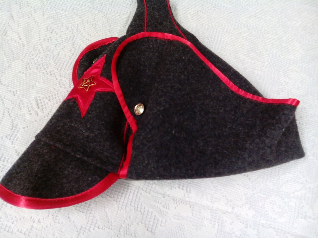 Red Army Brown CCCP Rare Military Hat BUDENOVKA WWI - Etsy