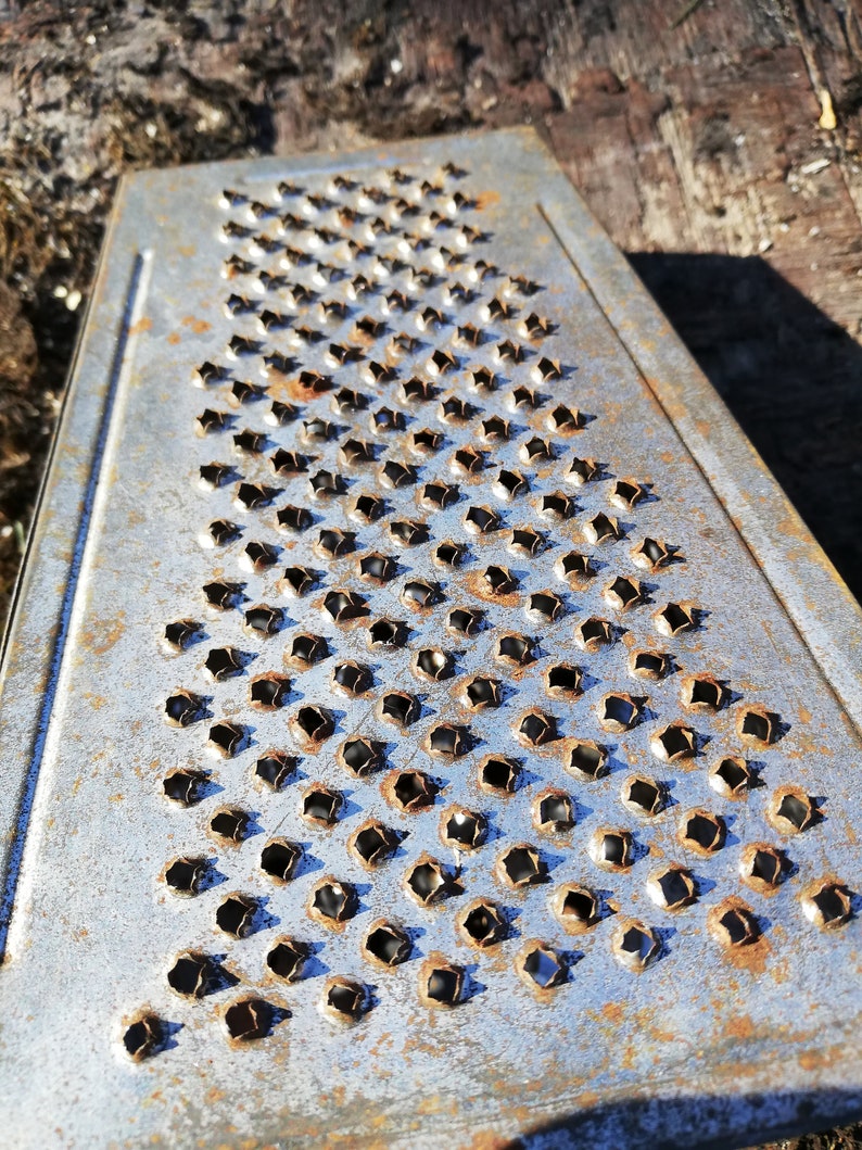 Vintage Nutmeg Grater, Citrus Zester, Hand-held Old Metal Tool French ...