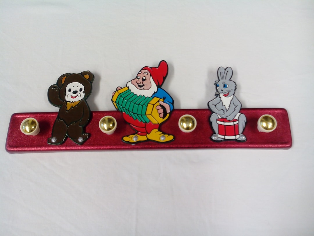 Vintage Soviet Coat Rack - Coat Hooks - Dwarf Decor Hooks - USSR 80s ...