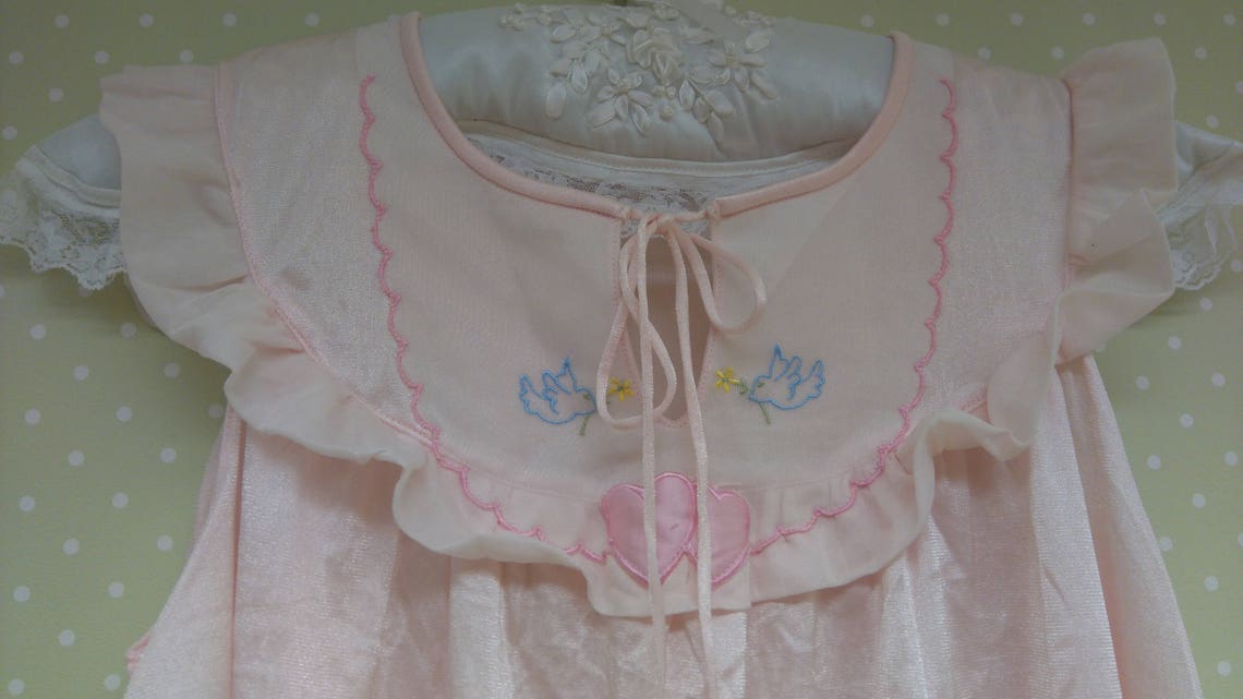 Vintage Beauty/pink Negligee,shabby Chic/ecofriendly,unique 70 S ...