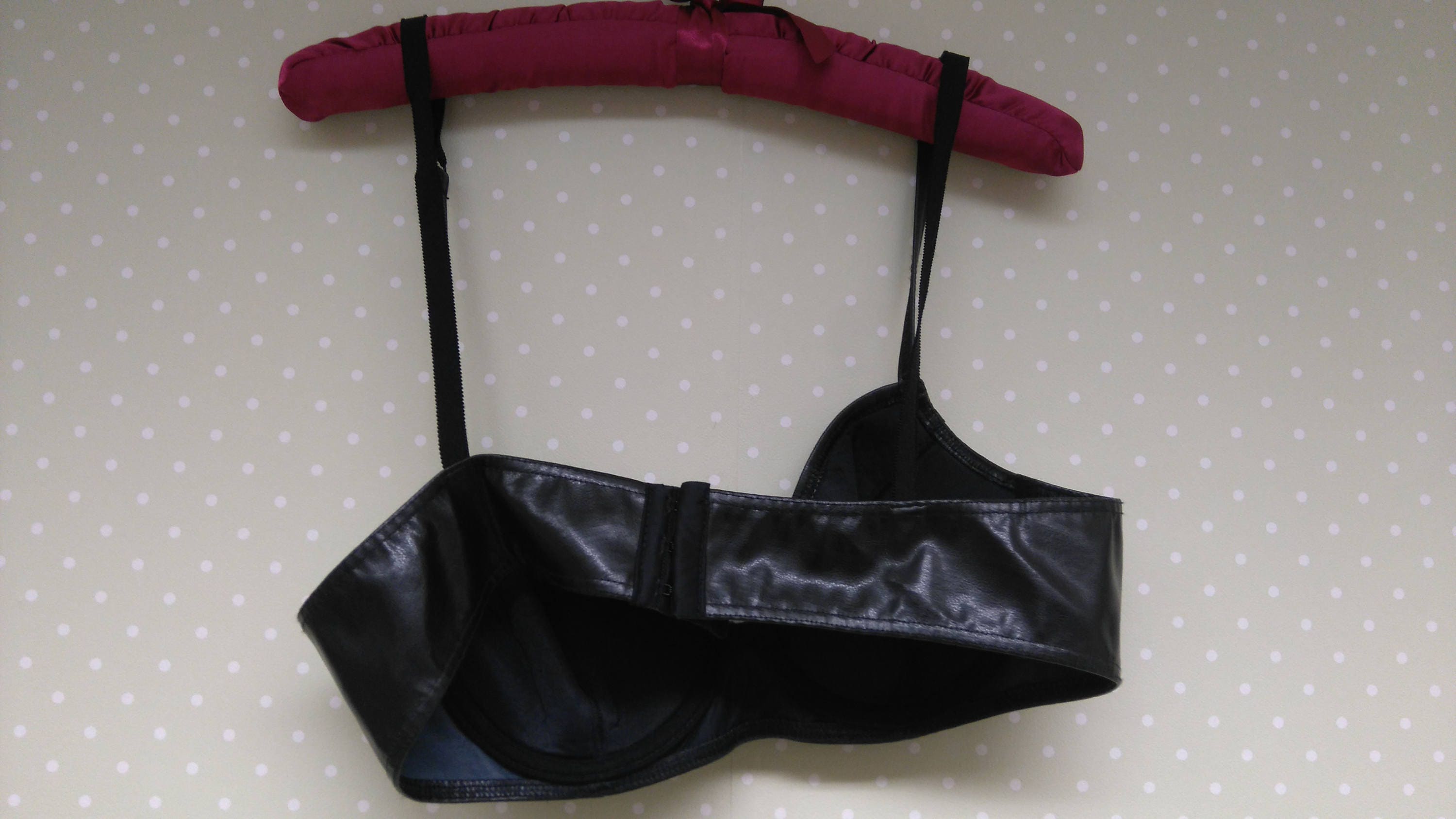 Ausverkauf Vintage schwarze PVC BH Patrice Catanzaro/Greations Paris ...