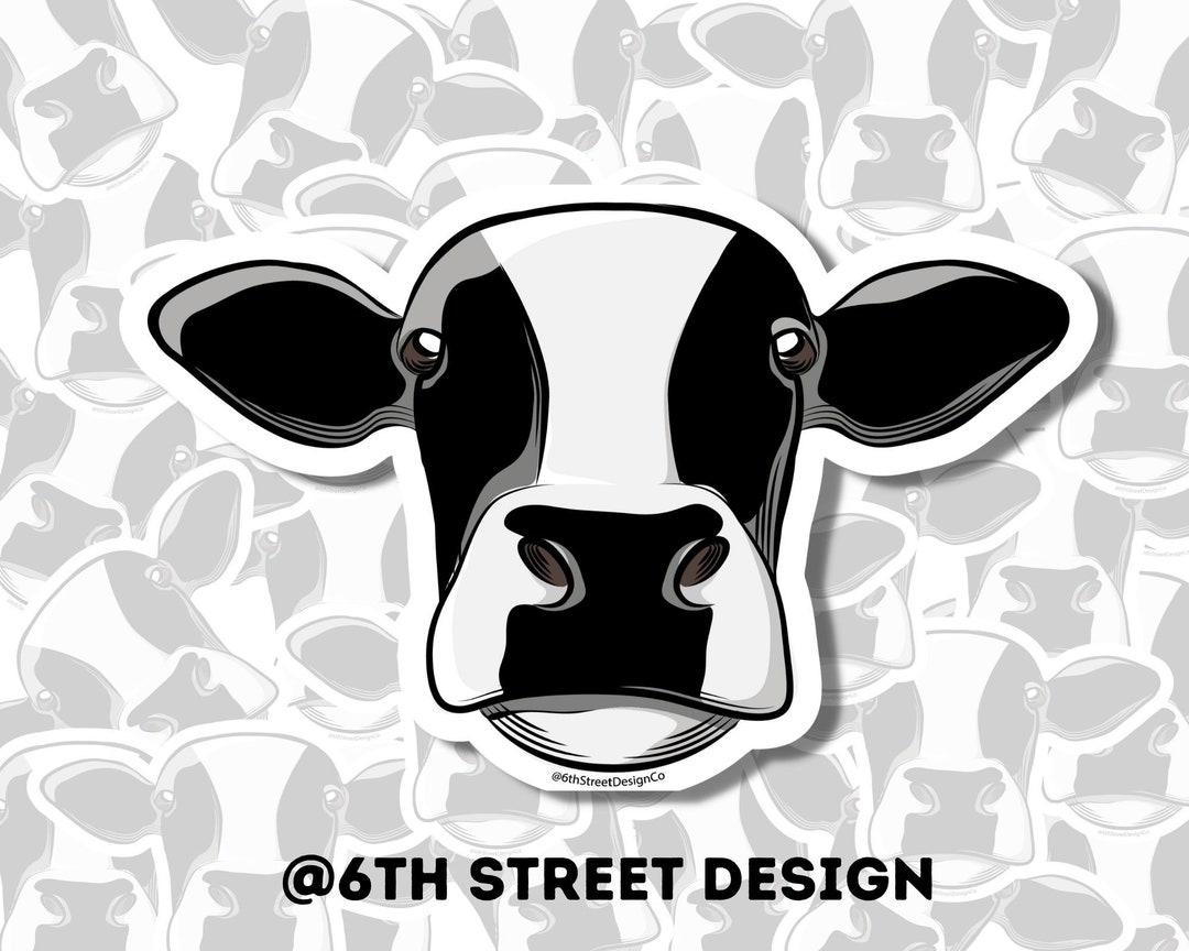 Mini Cow Sticker Hydroflask Sticker Waterproof Sticker Dishwasher Safe ...