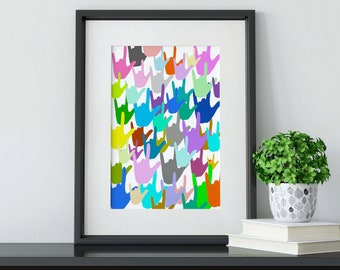 ILY I Love You Hand, Sign Language - Etsy