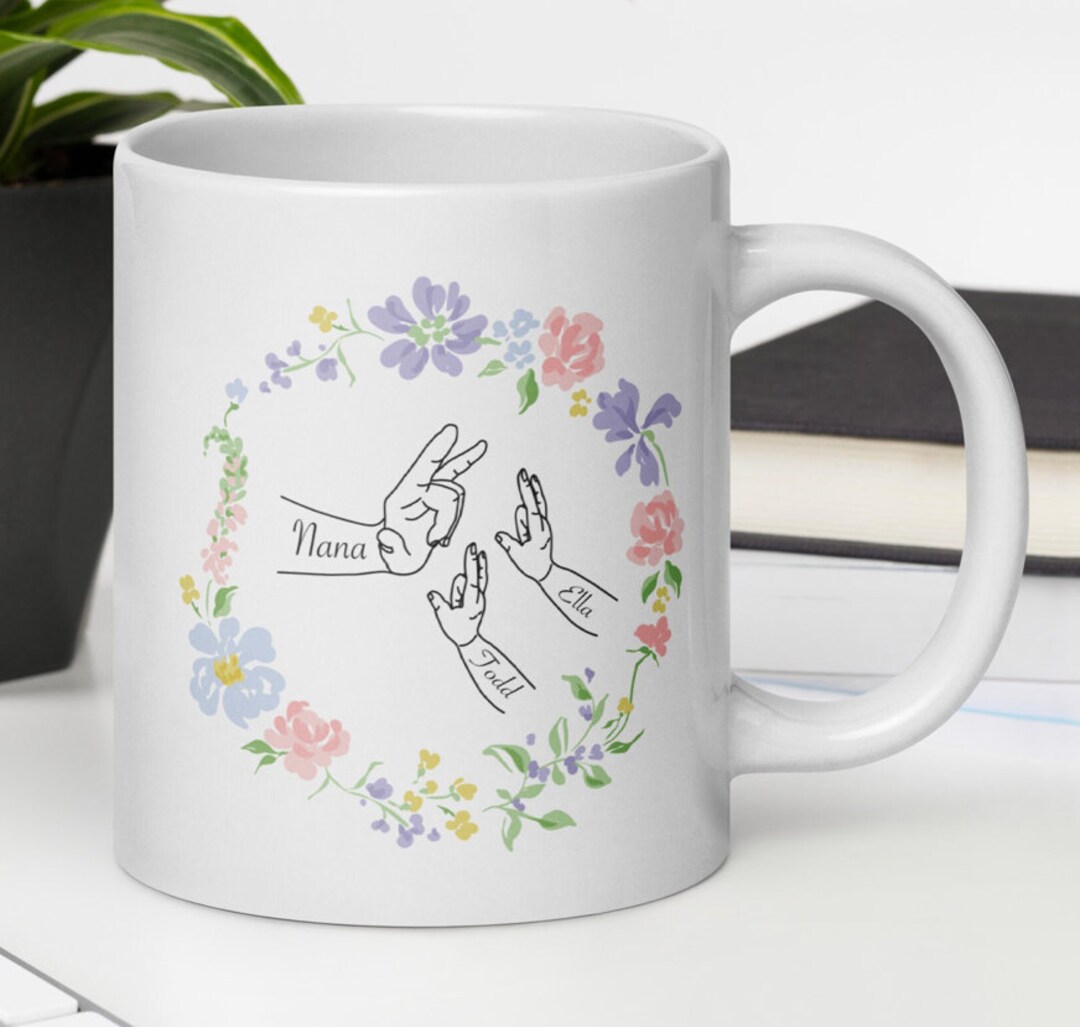 Custom I Love You in ASL Mother's Day Gift, for Mom, Mother, Grandma ...