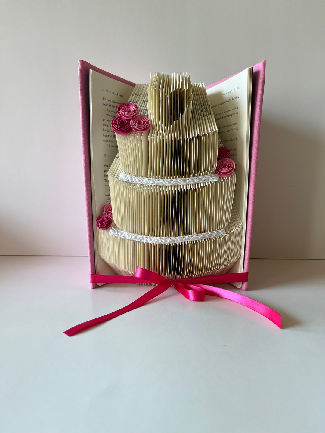 Cake Sculpture, Paper Flowers, Wedding Cake Décor, Bridal Shower Decor ...