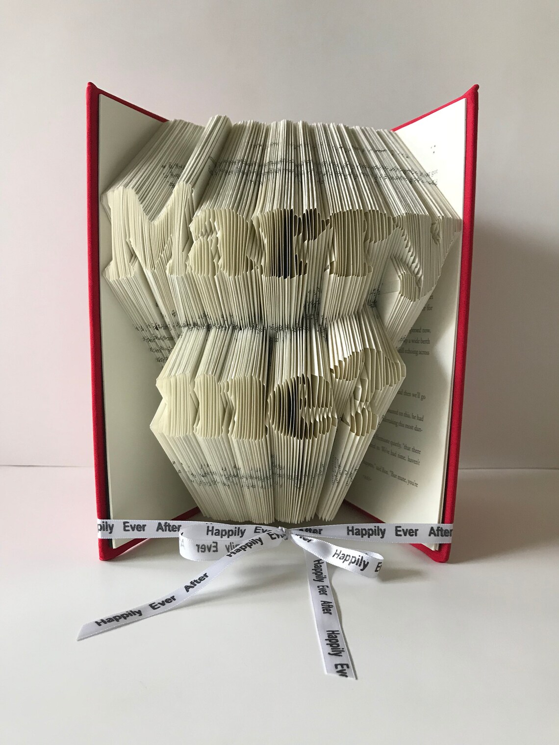 Surprise Proposal Marry Me Book Sculpture Ask Her - Etsy