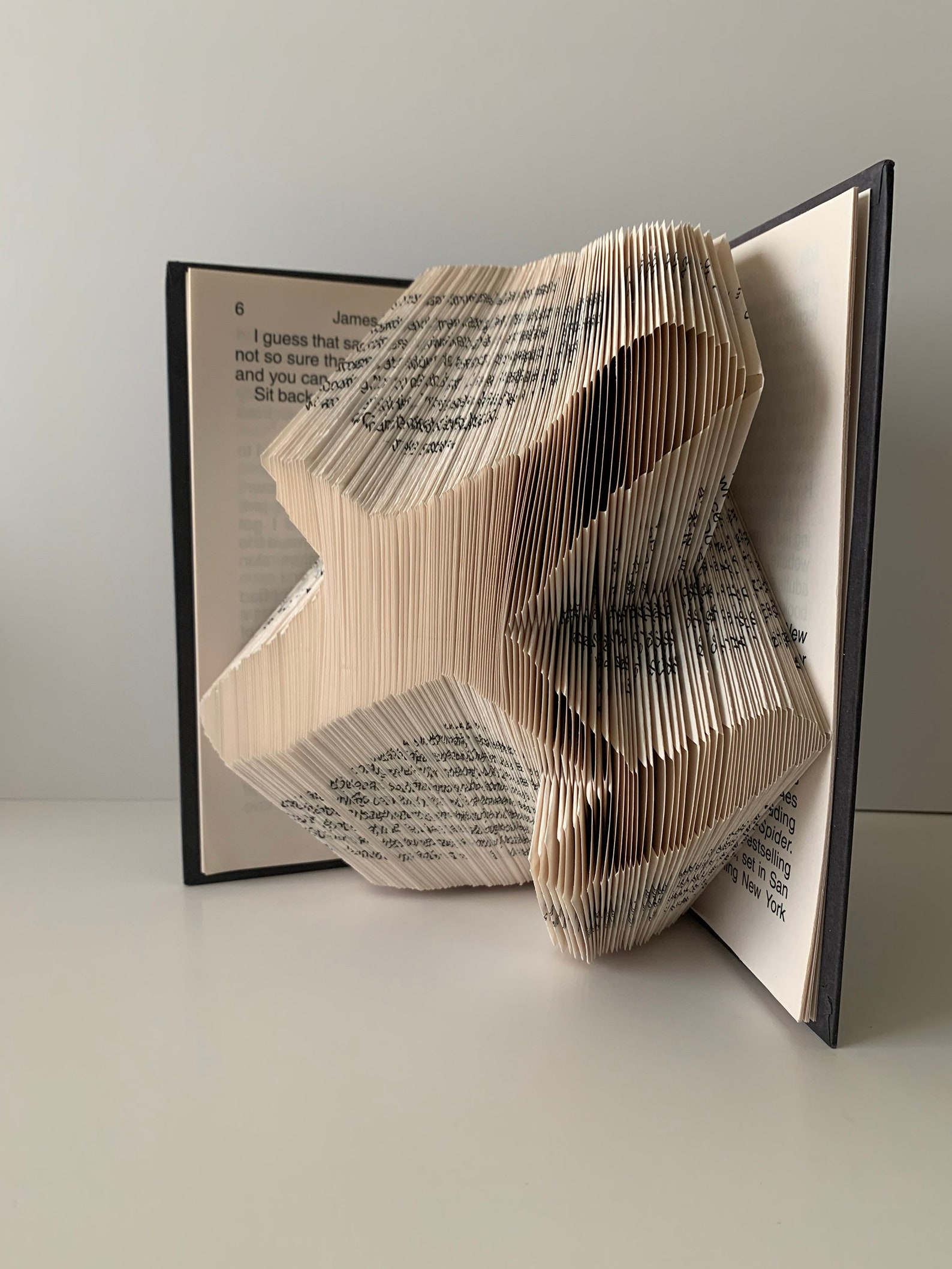 Airplane Pattern Book Sculpture Fold Your Own Book Pattern Book Book ...