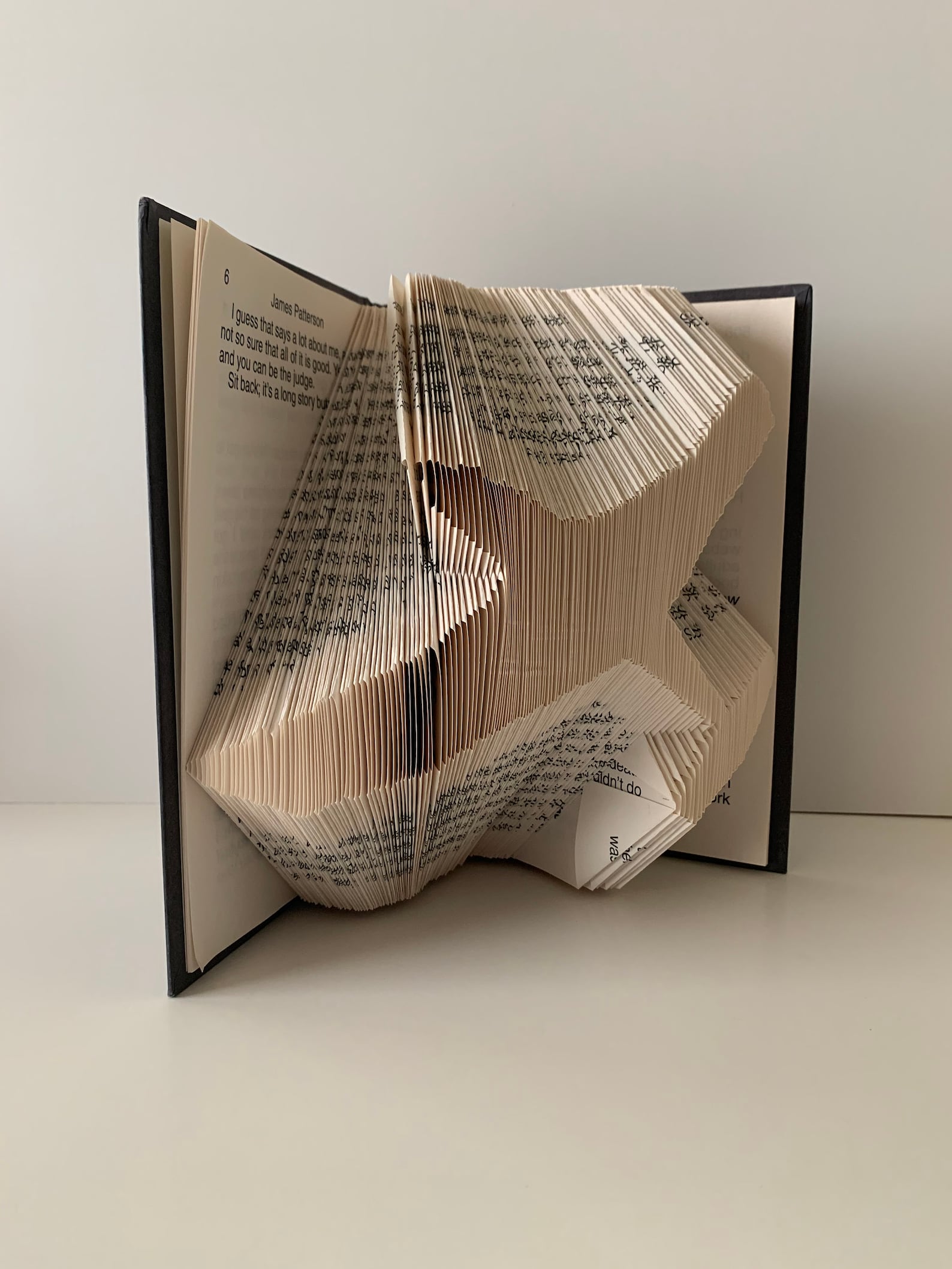 Airplane Pattern Book Sculpture Fold Your Own Book Pattern Book Book ...