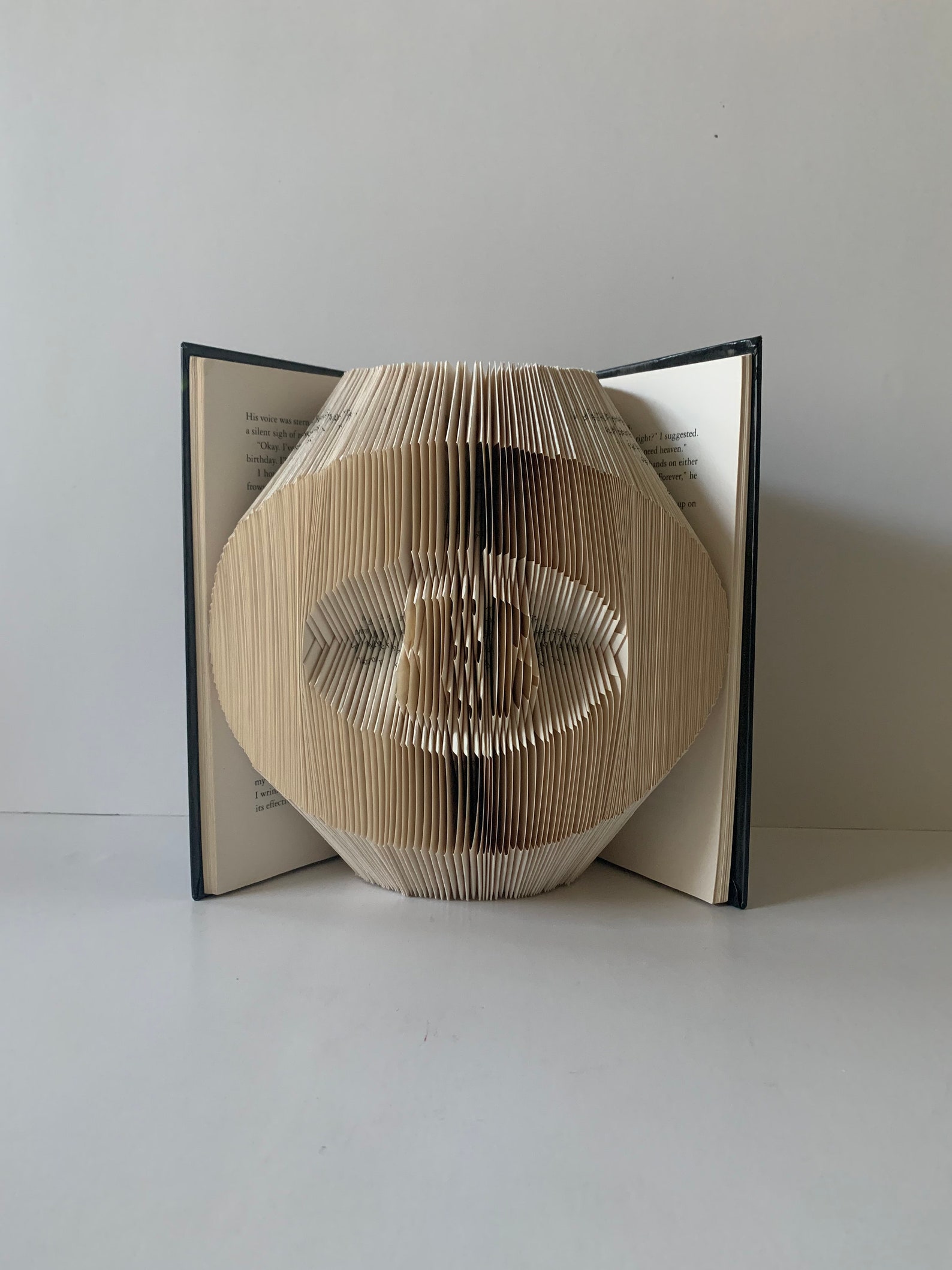 8 Ball Pattern Book Fold Pattern Paper Craft Mark and - Etsy