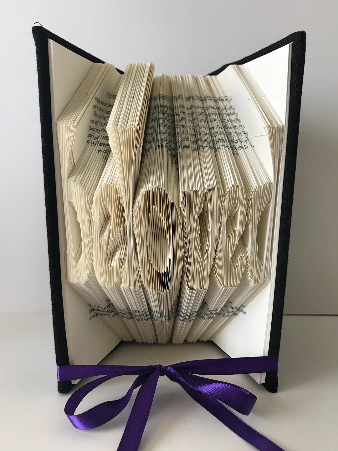 Beloved Sculpture, Unique Book Art, Gift for Book Lover, Much Loved ...